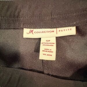 JM Collection | Pants & Jumpsuits | Jm Collection Elegant Black Womens ...